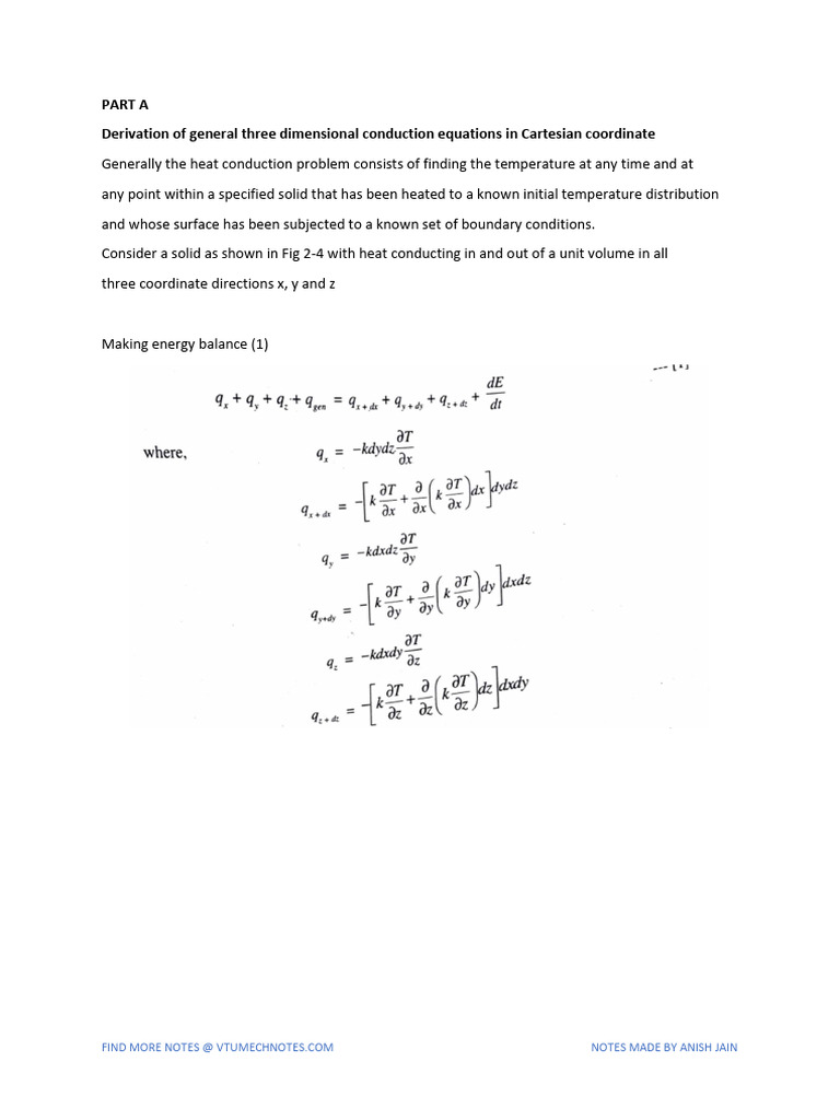Thermal Engineering 4th Module | PDF | Thermal Conduction | Heat Transfer