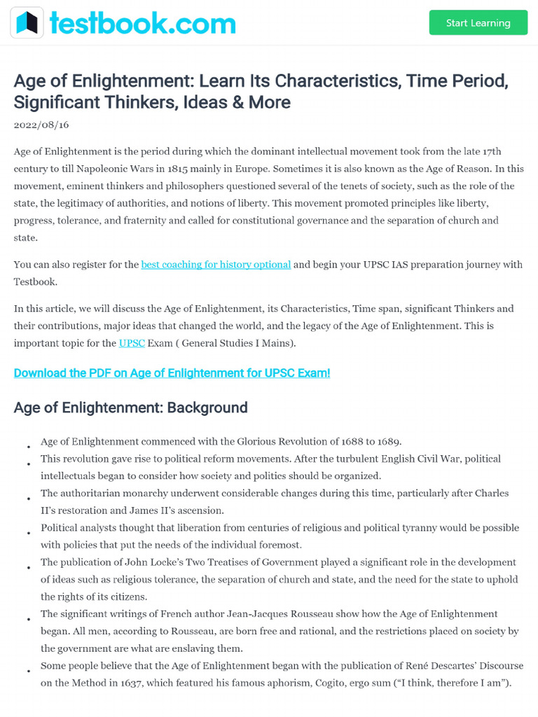 Role of Revolutionary Thinkers 898d4639 | PDF