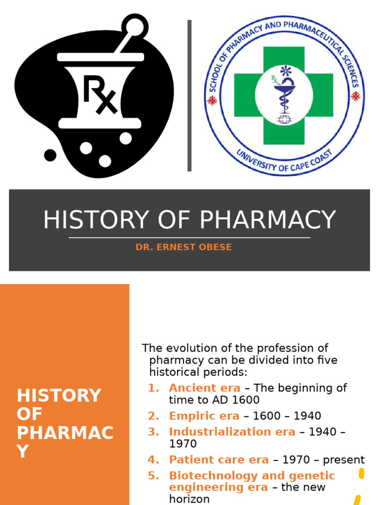 1 PHM 105 History of Pharmacy | PDF | Pharmacy | Dna