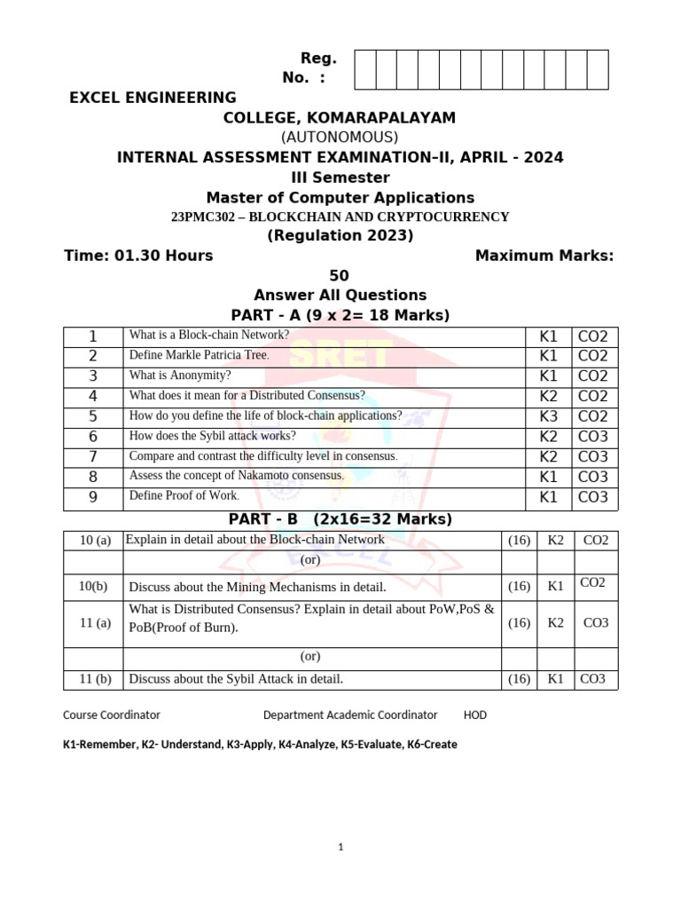 QP BC Set 1 IAE 2 | PDF | Algorithms | Computer Networking
