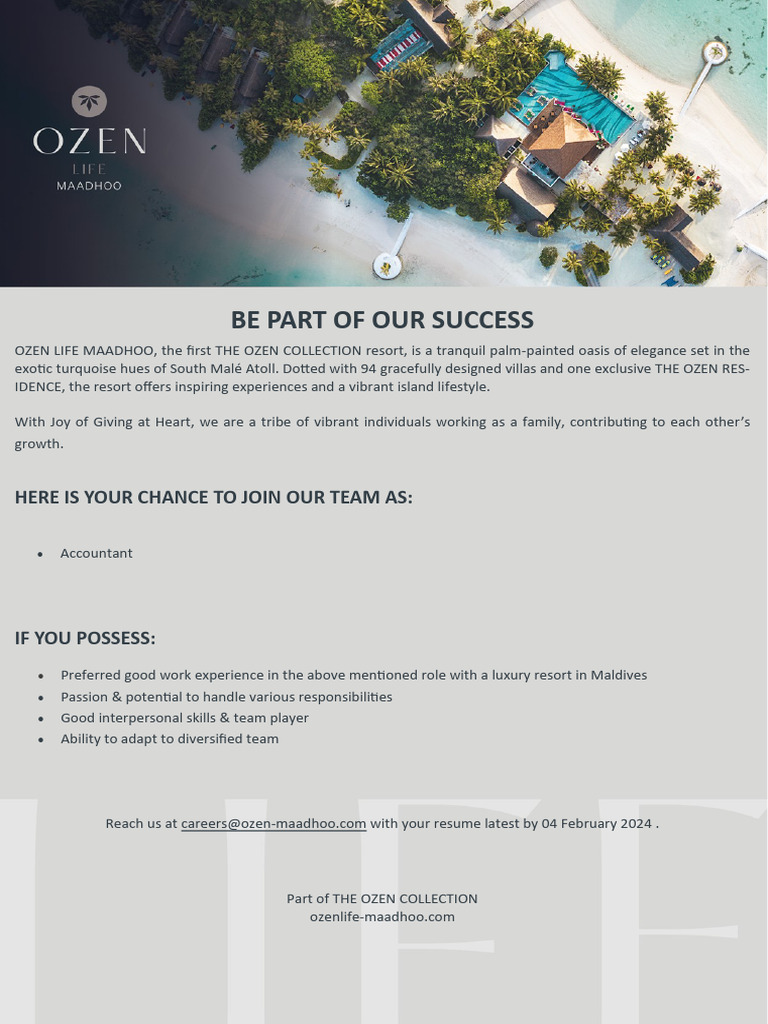 Job Advert Accountant | PDF