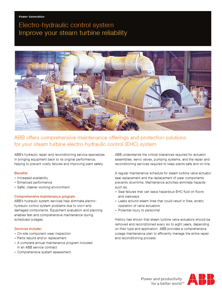 3BUS095639 EHC Improve Steam Turbine Reliability 29june2016 | PDF ...