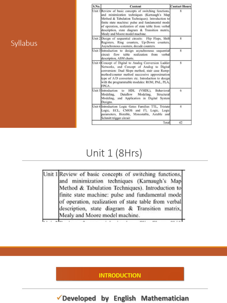 Dsd Full Ppt | PDF | Logic Gate | Electronic Circuits