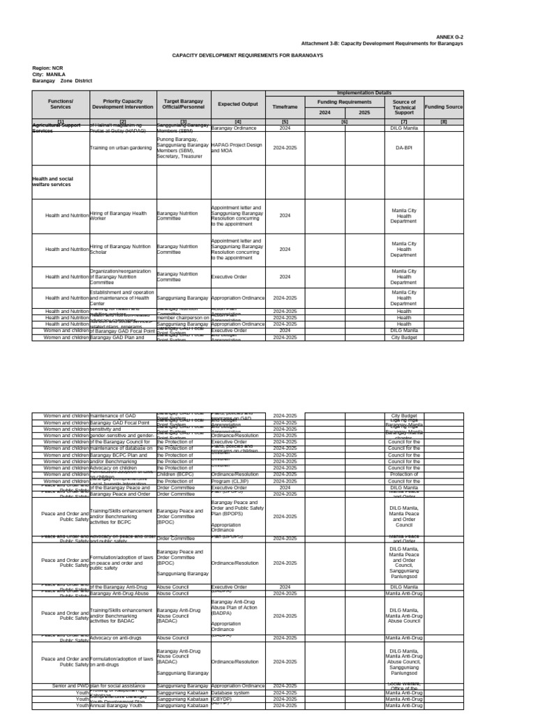 Customized CapDev Agenda | PDF
