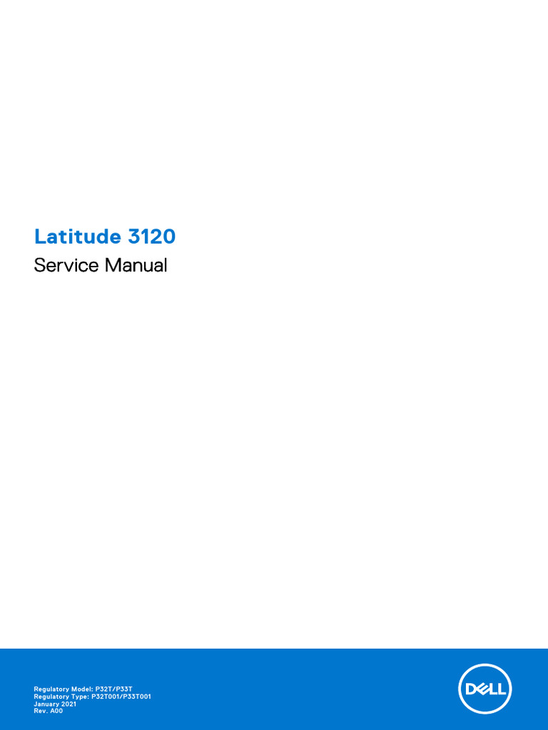 Latitude 3120 Service Manual Guide | PDF | Electrostatic Discharge ...