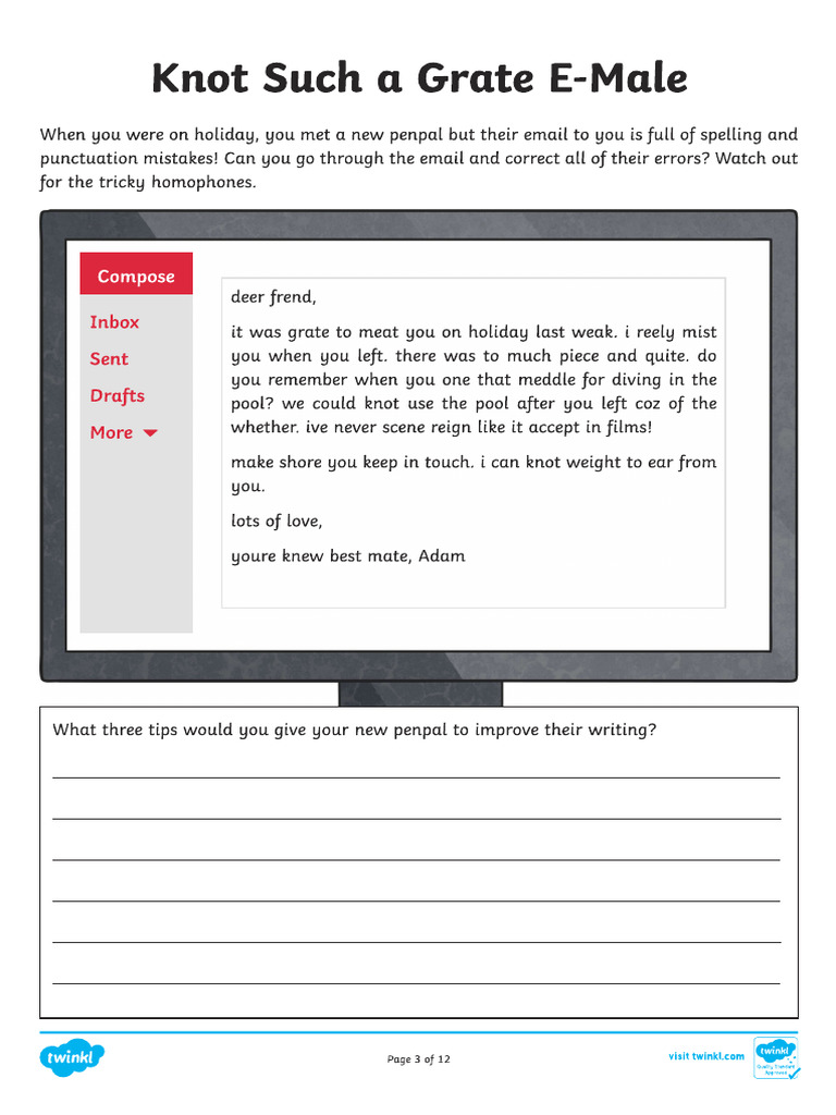 Fix The Letter | PDF