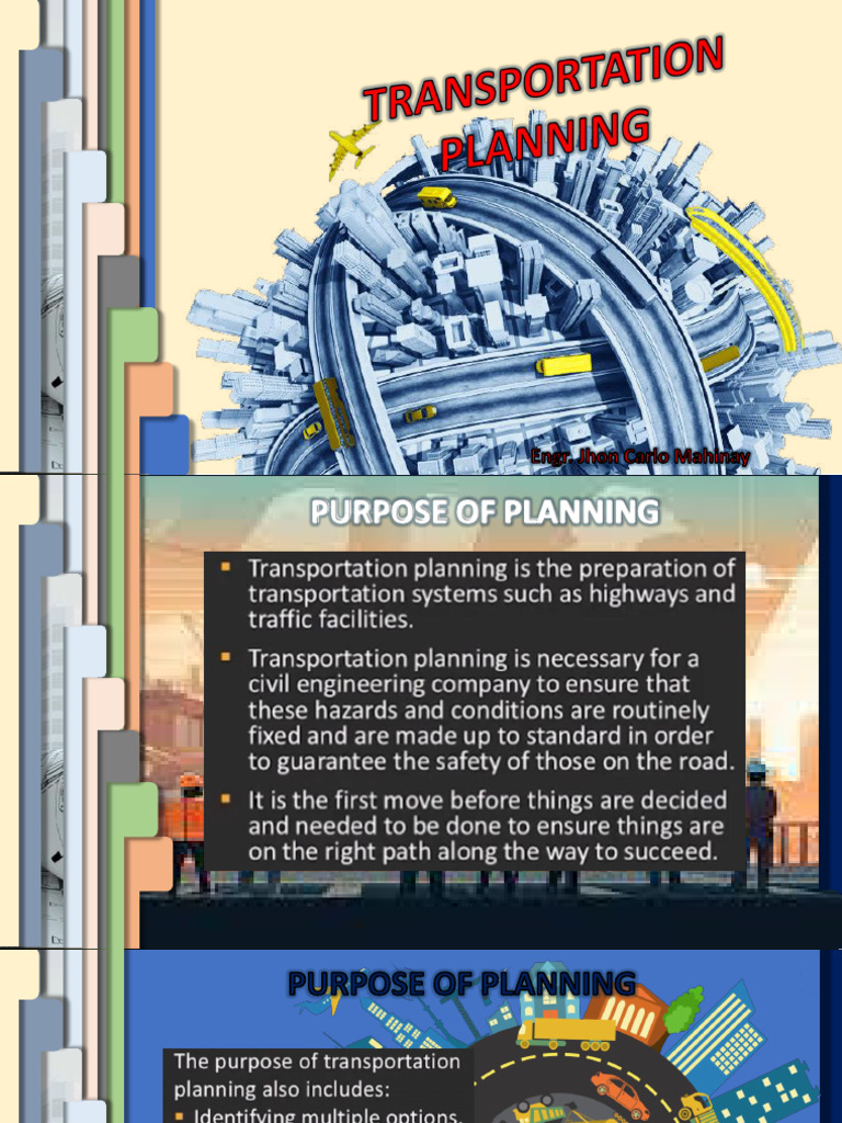 Transportation Planning | PDF