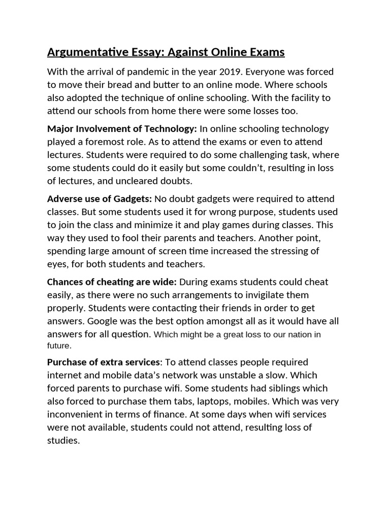 Argumentative Essay | PDF | Social Science