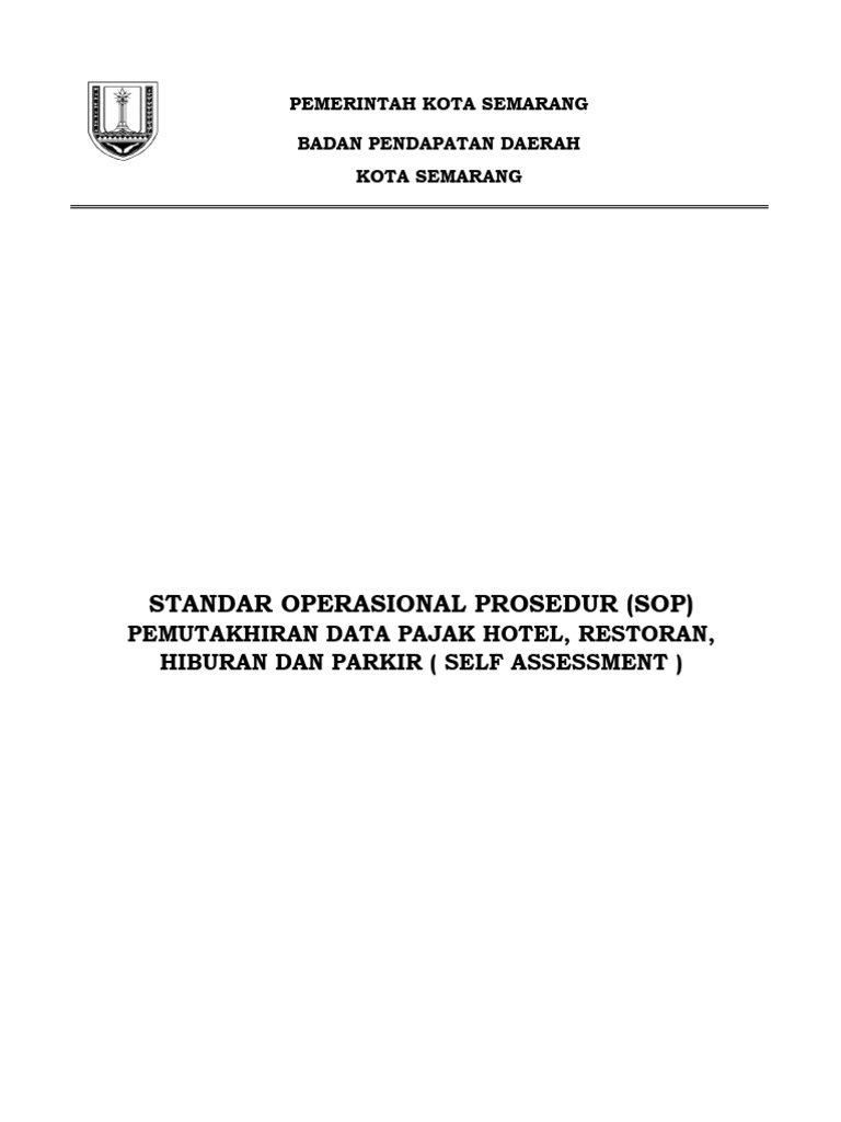 SOP Pemutakhiran Pajak Daerah 17 | PDF