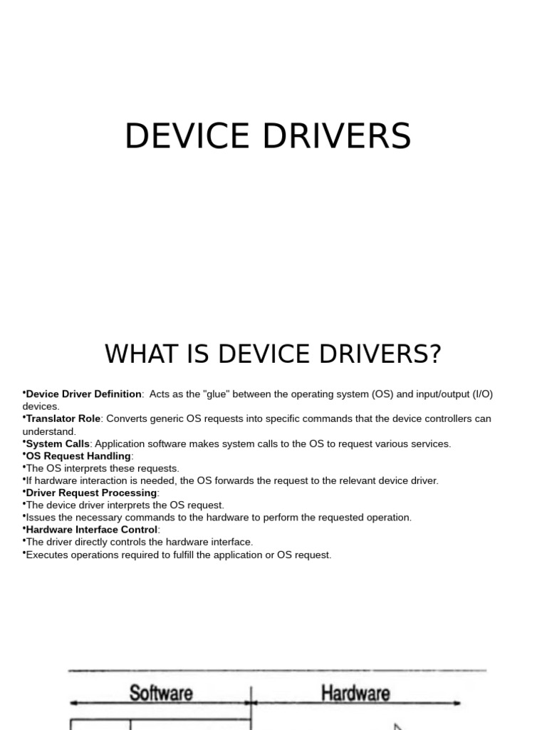 Understanding Device Drivers in OS | PDF | Operating System | Device Driver