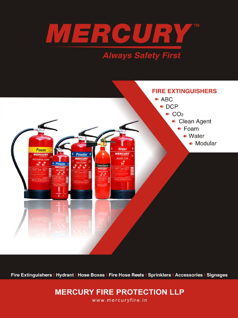 Mercury Fire Extinguisher Brochure - FE | PDF