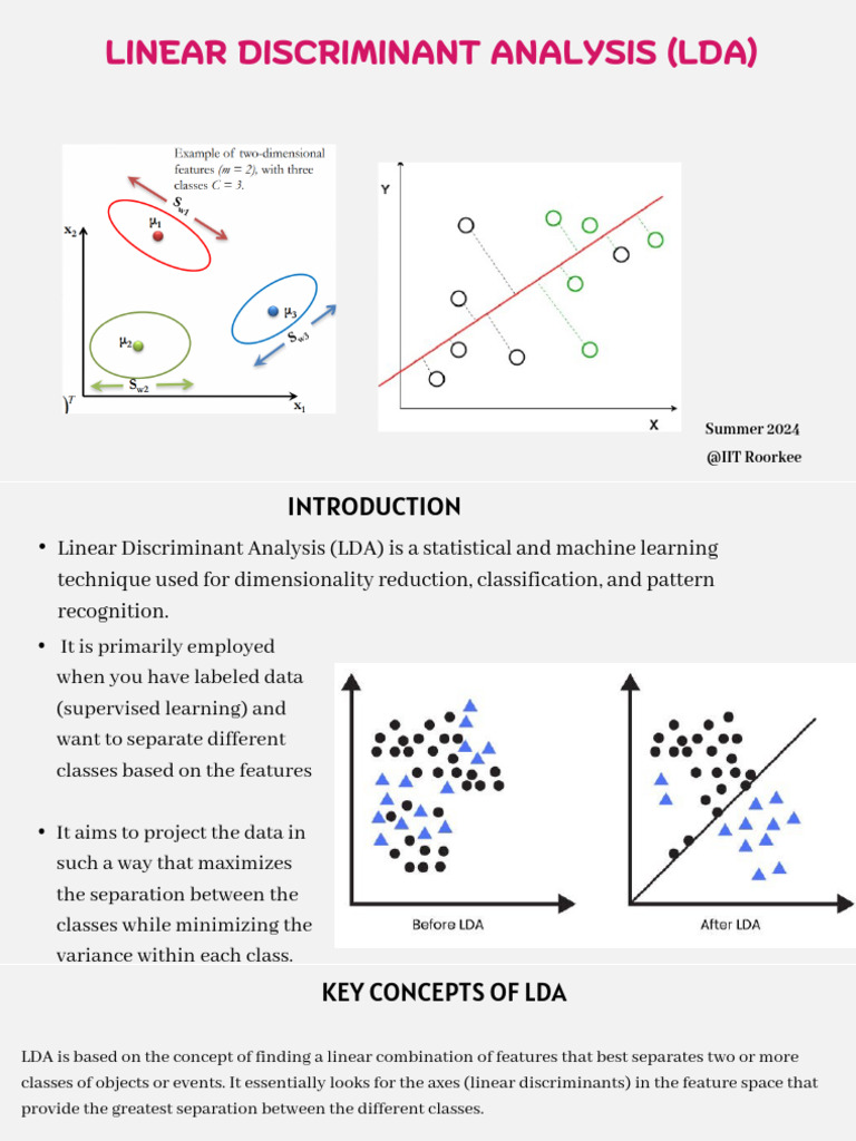 9 - Linear Discriminant Analysis | PDF | Eigenvalues And Eigenvectors | Matrix (Mathematics)