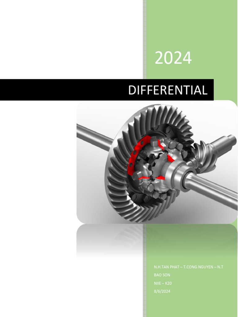 Differential - Theory | PDF | Axle | Gear