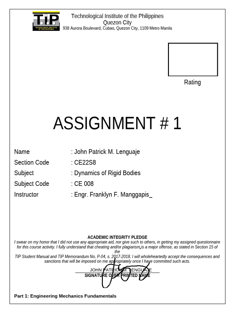 Ce008 Ce22s8 Lenguaje Asg1 | PDF | Beam (Structure) | Force