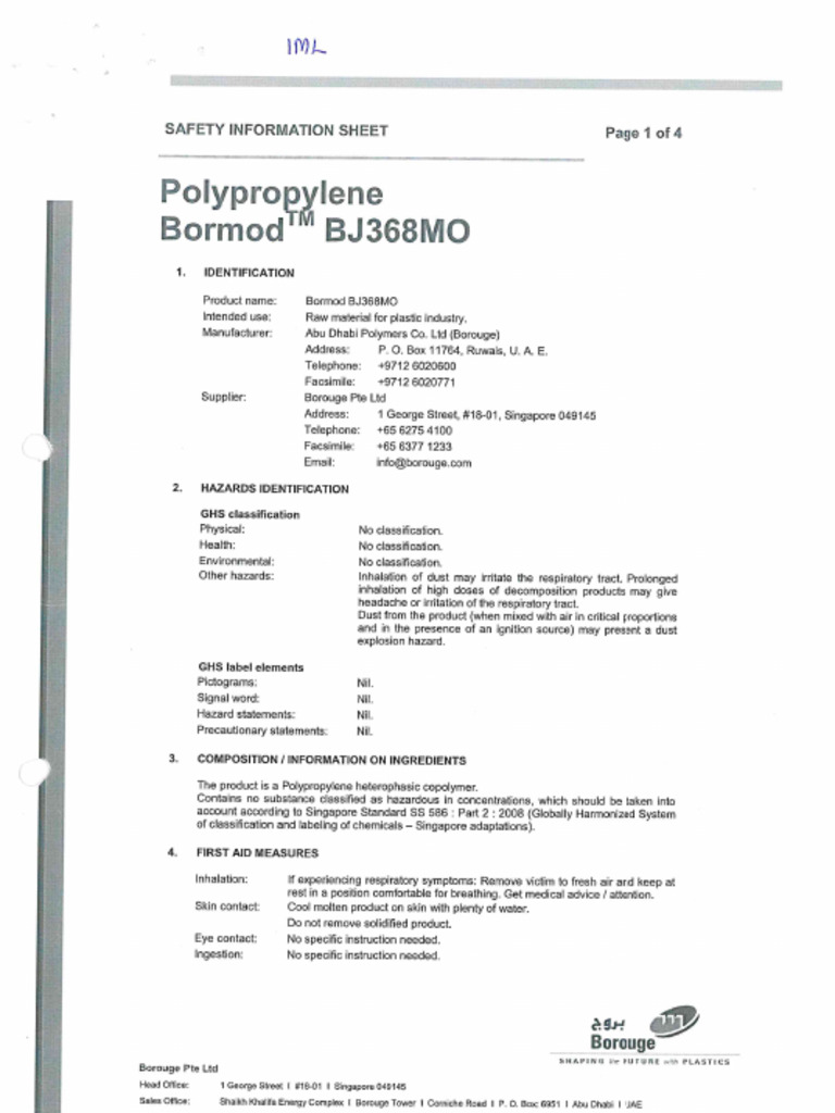 MSDS (Iml) | PDF