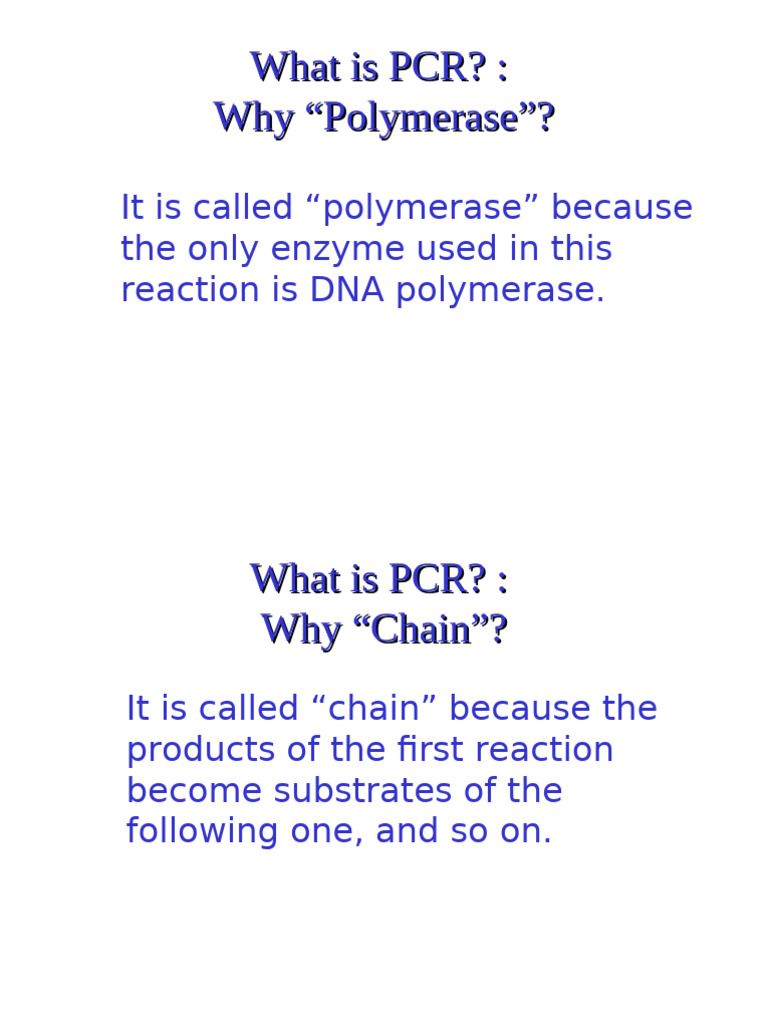 Application of PCR | PDF