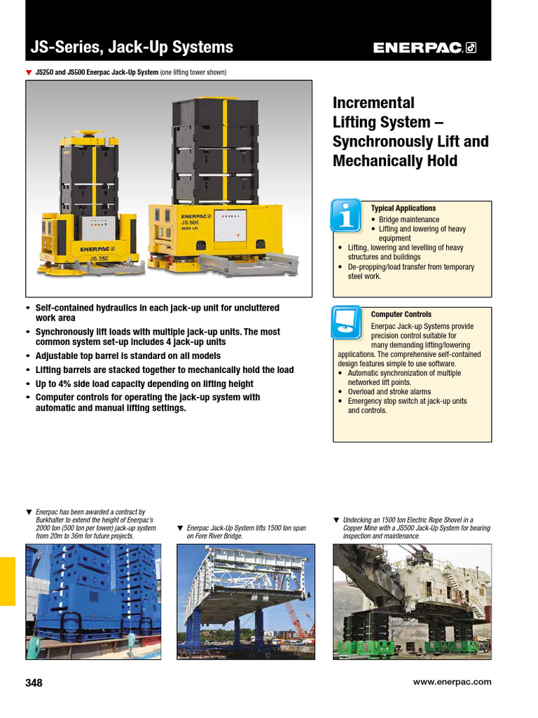 JS-Series Jack-Up Systems EN-GB | PDF | Elevator | Crane (Machine)