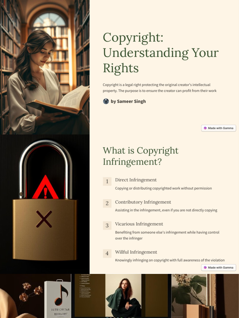 Copyright Understanding Your Rights | PDF | Copyright Infringement ...
