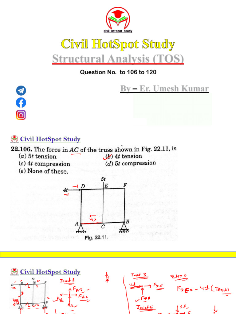 Structure Analysis Q 106 To 120 | PDF