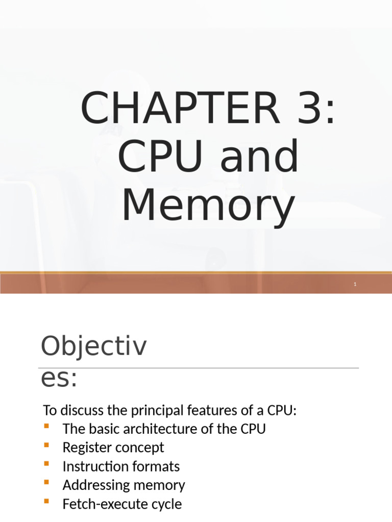 Chapter 3 Cpu And Memory V2 Latest Pdf Read Only Memory Computer Data Storage