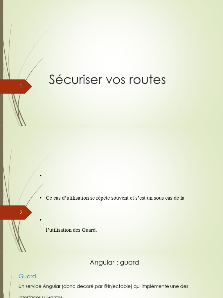 Angular Guard | PDF | Informatique | Programmation informatique