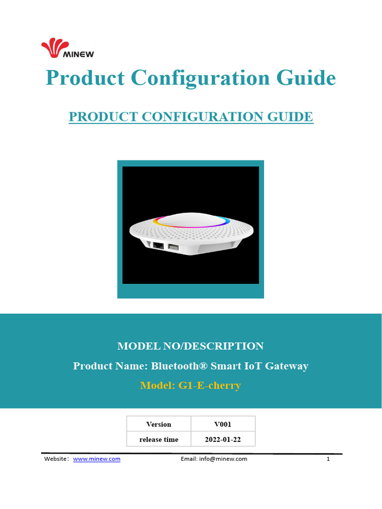 G1-E-cherry Configuration Guide | PDF | Wireless Lan | Computer Network