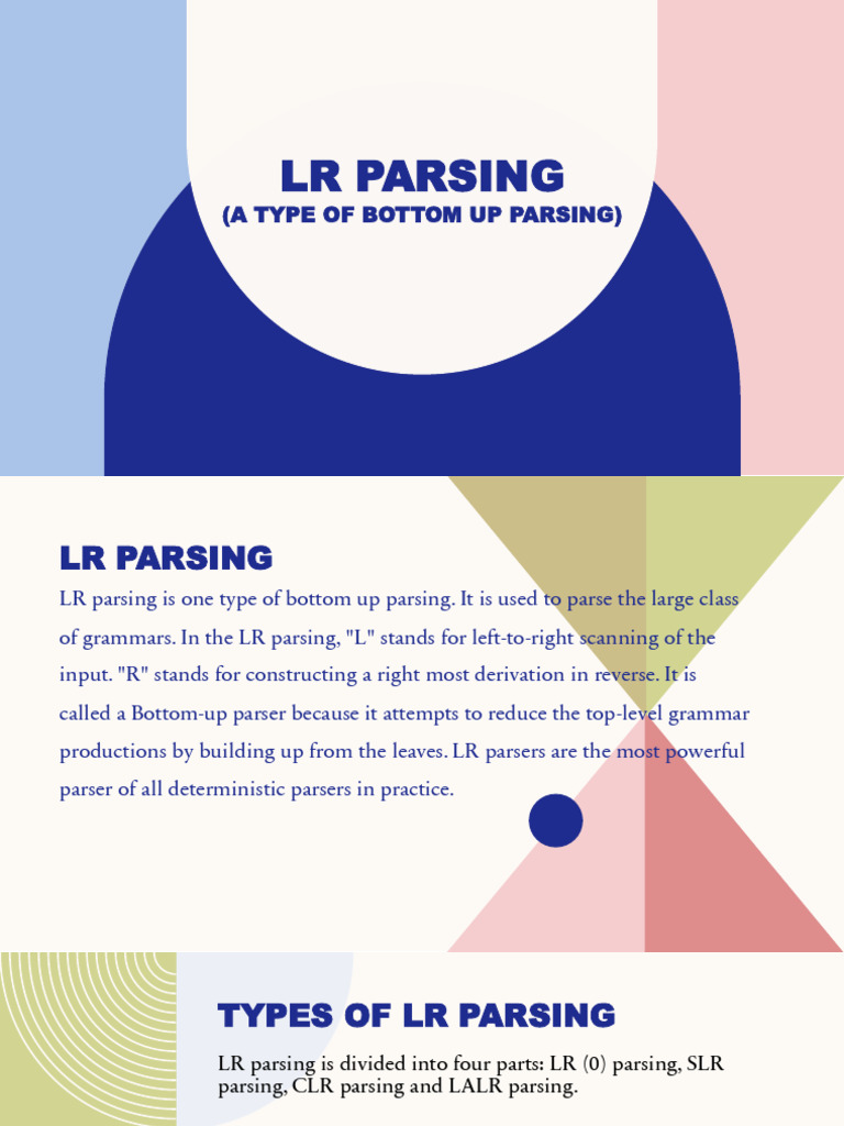 LR Parsing | PDF | Teaching Methods & Materials | Science & Mathematics