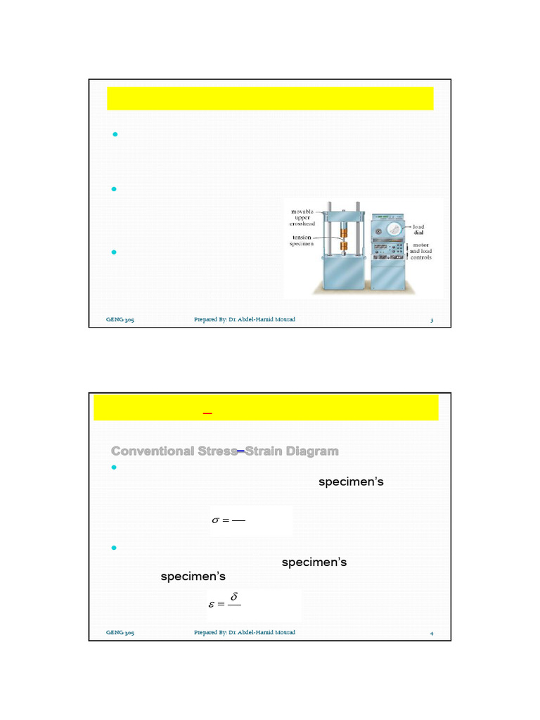 Chapter - Mechanical Properties of Material | PDF | Deformation (Engineering) | Elasticity (Physics)