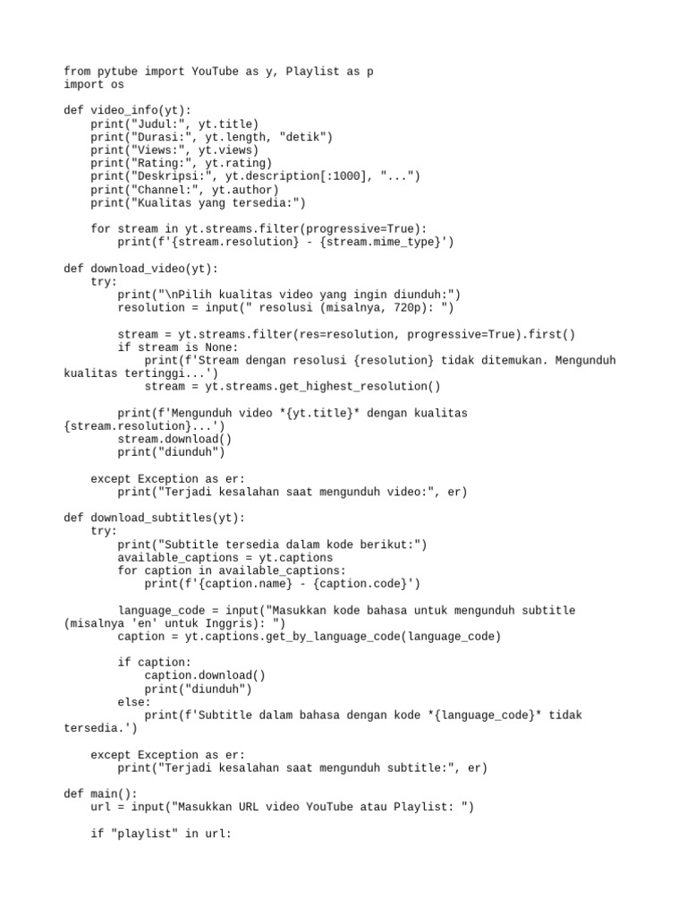 Yt Down Loader | PDF | Computers