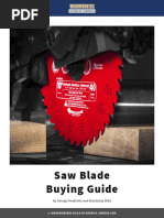 Chart of Common Band Saw Blades | PDF | Tools | Wood