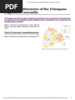 Telangana State Assembly Constituency Map | PDF