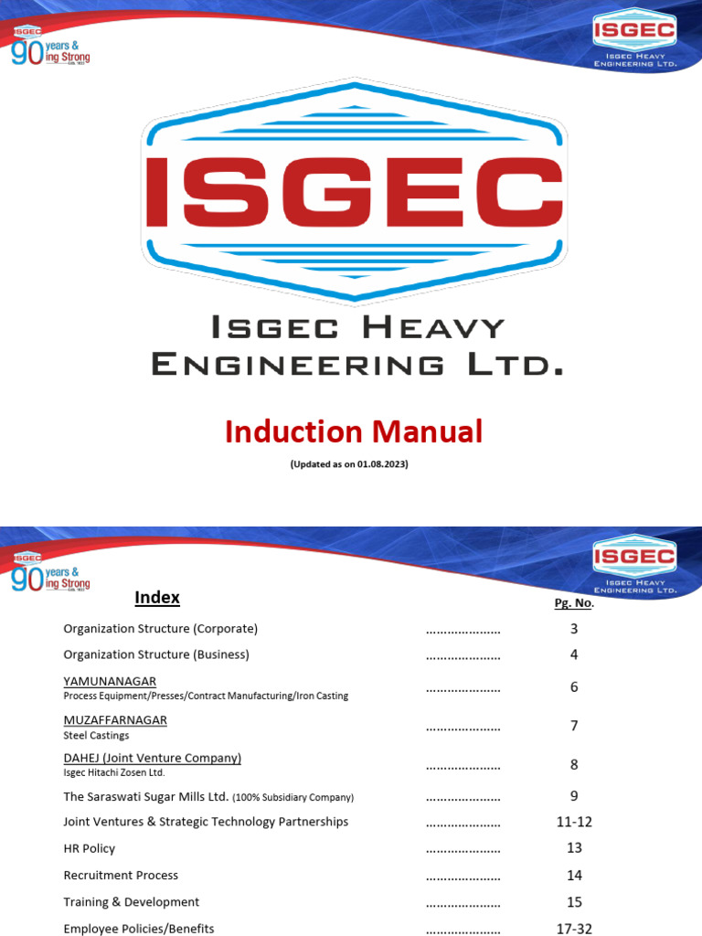 Induction Manual 240123 144924 | PDF | Recruitment | Employment