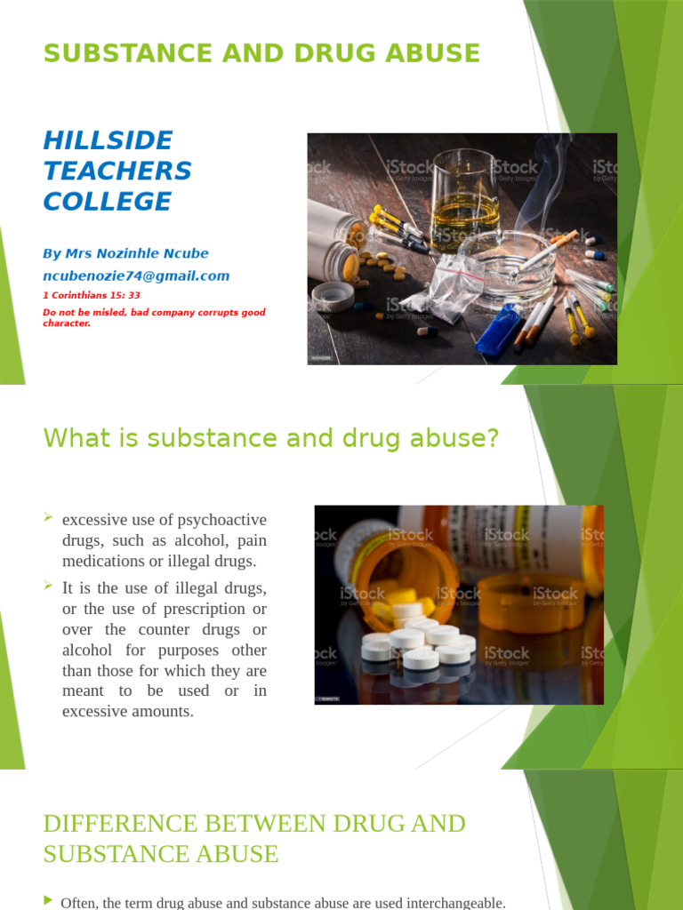 Substance and Drug Abuse | PDF | Substance Abuse | Drugs