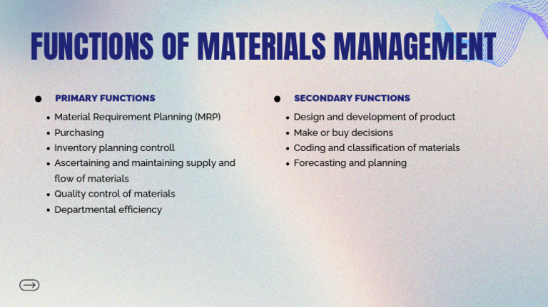 MAterial Management | PDF