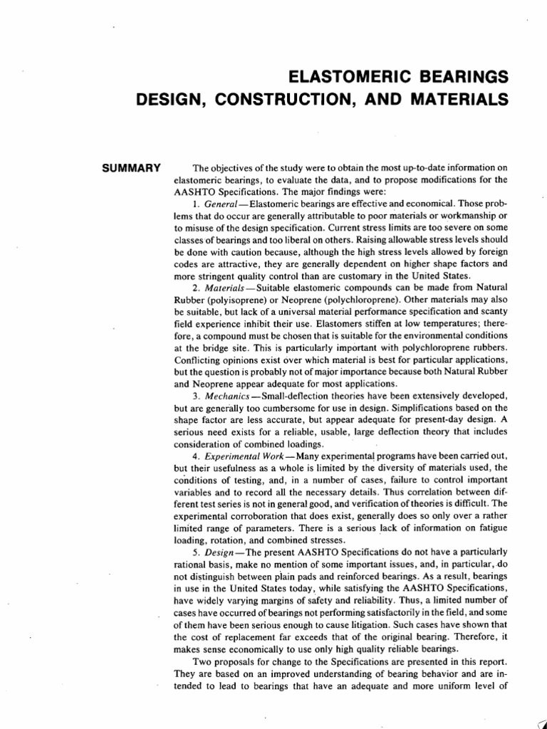 Elastomeric Bearings Design Page | PDF | Elastomer | Reliability Engineering