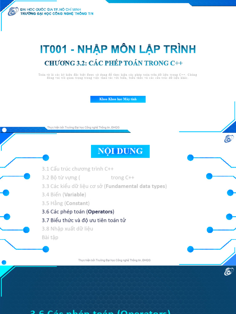 Slide Chap3.2 CacPhepToan | PDF