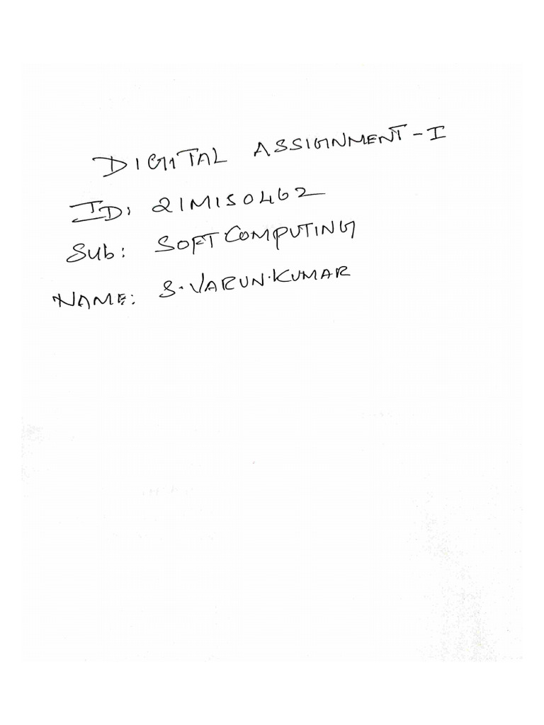 Computing DA 1 | PDF