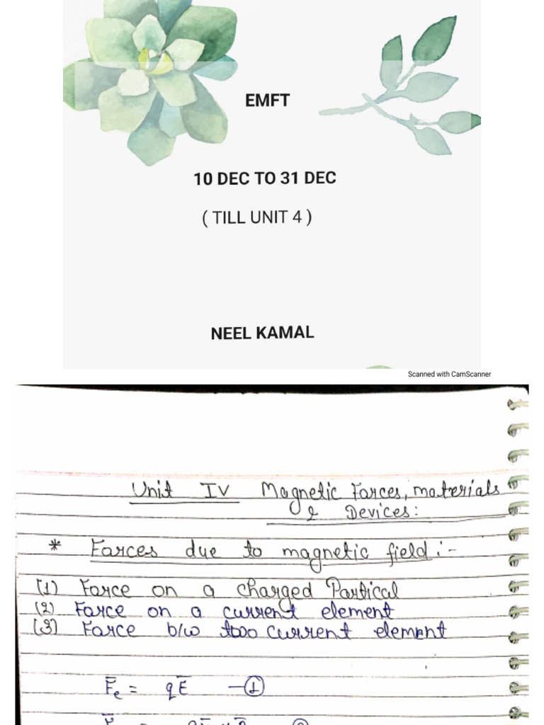 EMFT PDF 4 Unit-4 | PDF