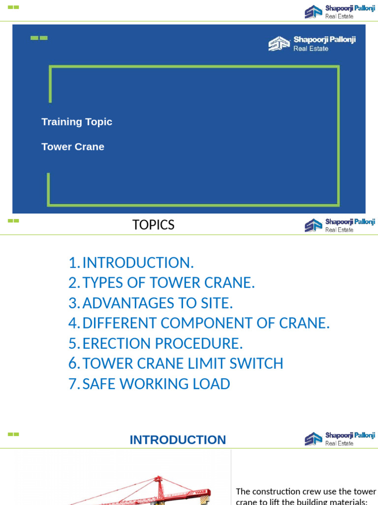 Training Tower Crane | PDF