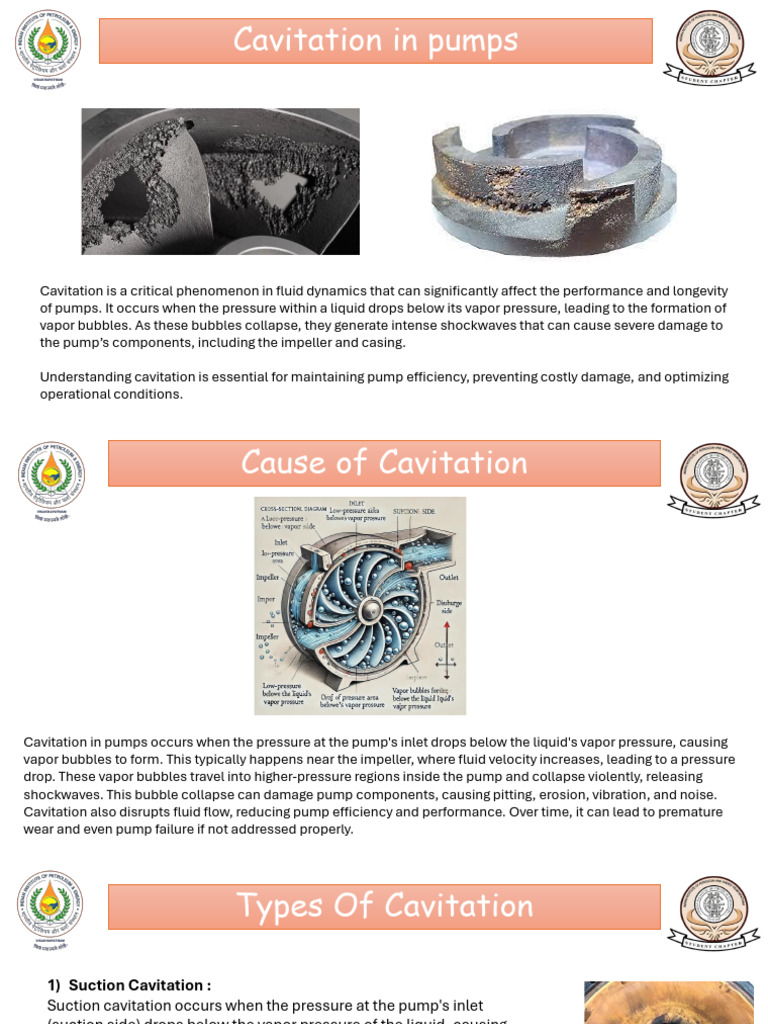 Cavitation in Pumps | PDF | Pump | Classical Mechanics