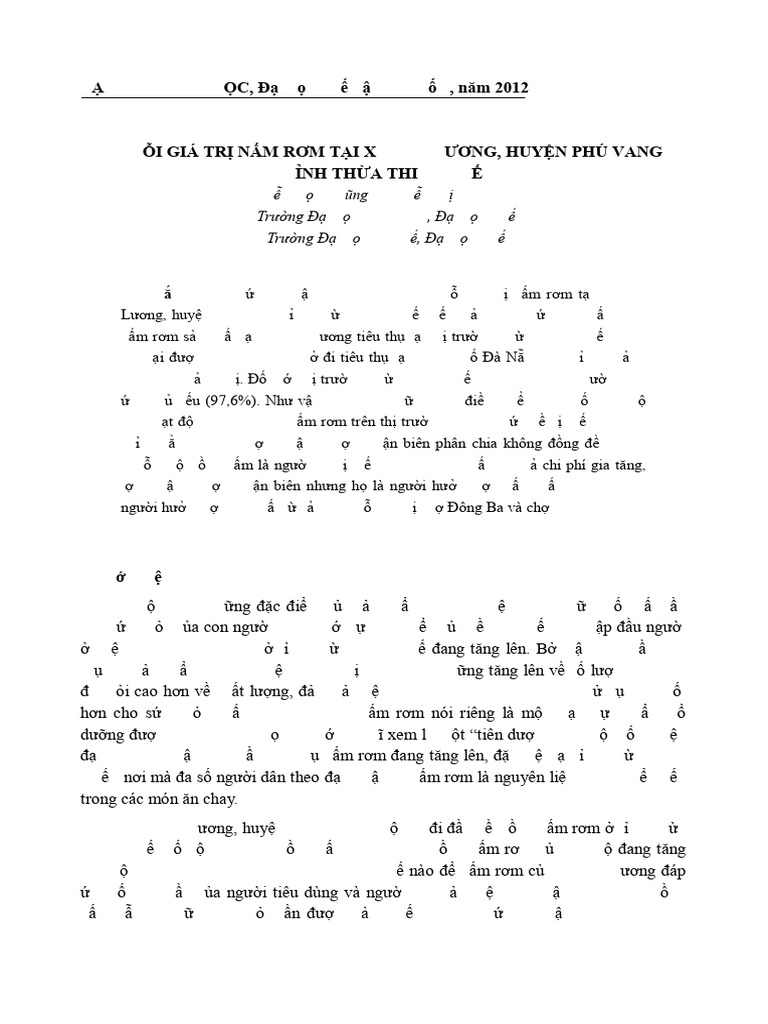 Chuoi Gia Tri Nam Rom Phu Luong | PDF
