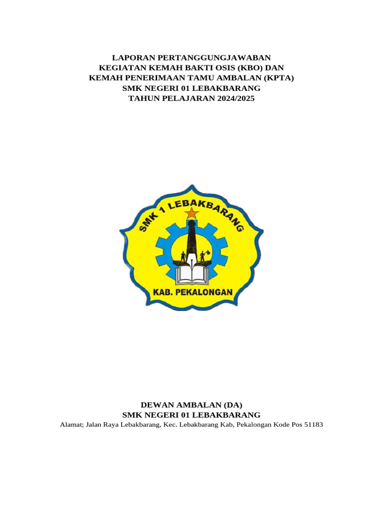 Proposal Kbo-Kpta | PDF