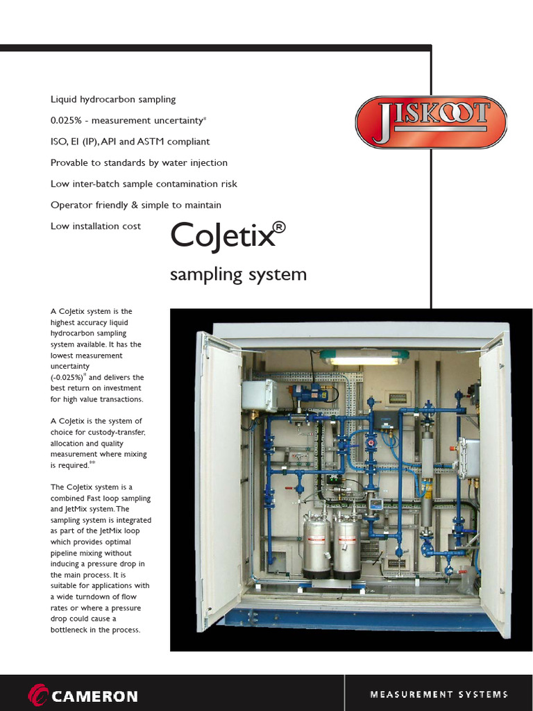 CoJetix Sampling Systems | PDF | Gases | Liquids