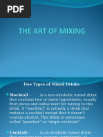 Module 4 Methods of Mixing Cocktails | PDF | Drink | Cocktails
