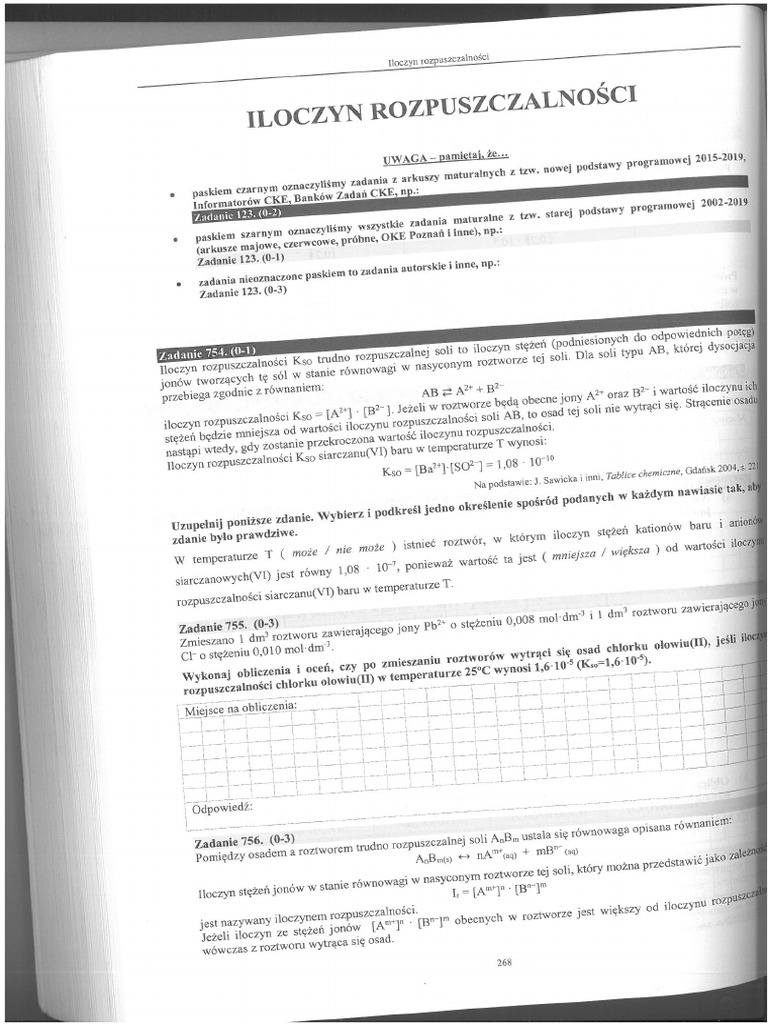 Iloczyn Rozpuszczalności | PDF