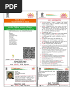 Aadhar Card Sample Format PDF | PDF