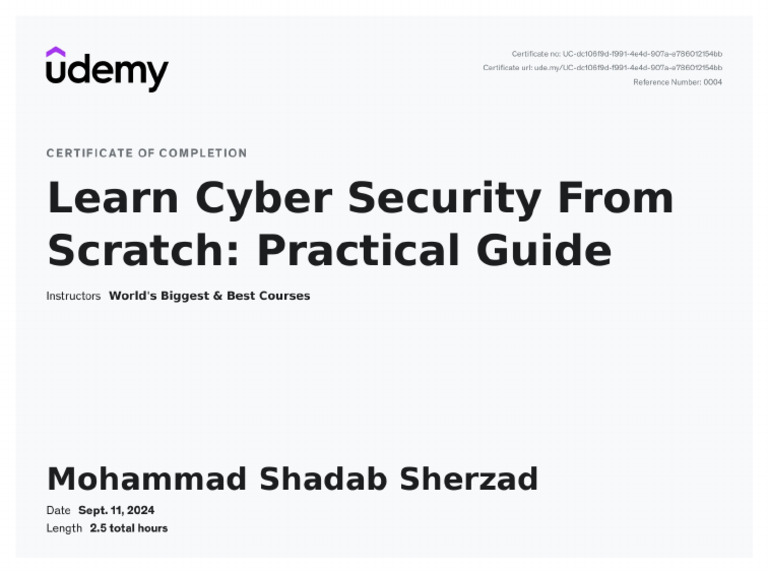 Cyber Security From Scratch | PDF