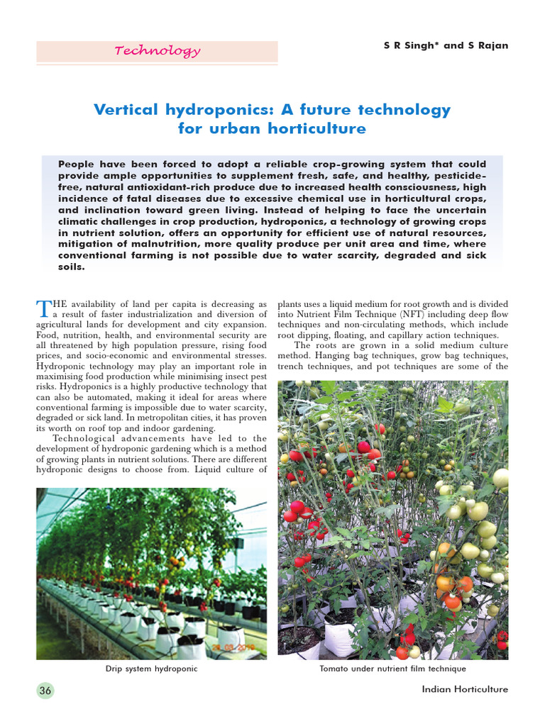 10 Vertical Hydroponics | PDF | Hydroponics | Agriculture