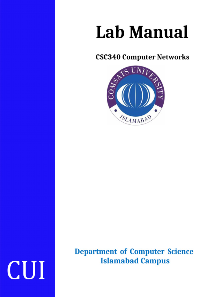 Csc340 CN Lab Manual Sp24 v4.1 | PDF
