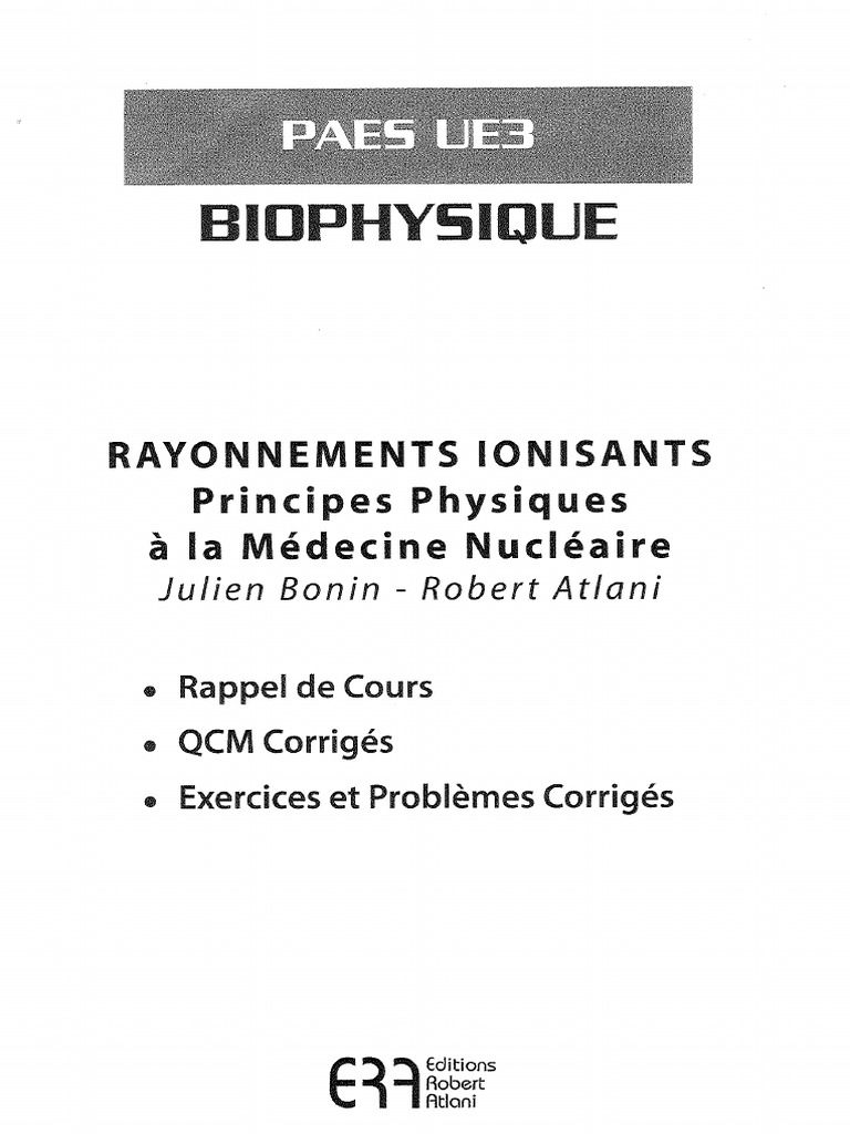 Biophysqiue Best BookRobert Atlani | PDF